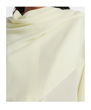 Calvin Klein Kiki Draped Silk Blouse
