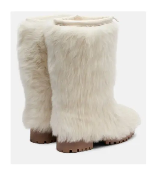 YVES SALOMON Shearling Mid-calf Boots