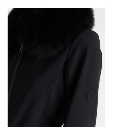 YVES SALOMON Shearling-trimmed Belted Ski Suit