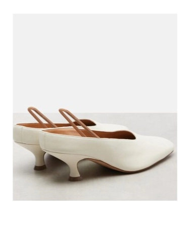 Calvin Klein Anna Leather Slingback Pumps