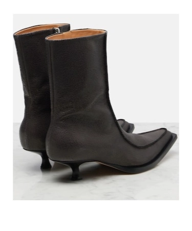 Calvin Klein Jodi Leather Ankle Boots