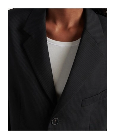 Calvin Klein Viola Oversized Pinstripe Blazer