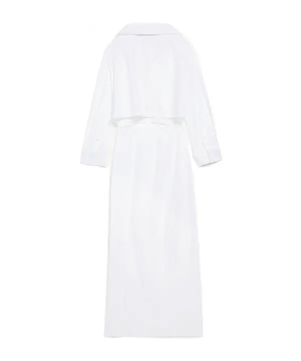 Balenciaga Off-shoulder Shirt Dress