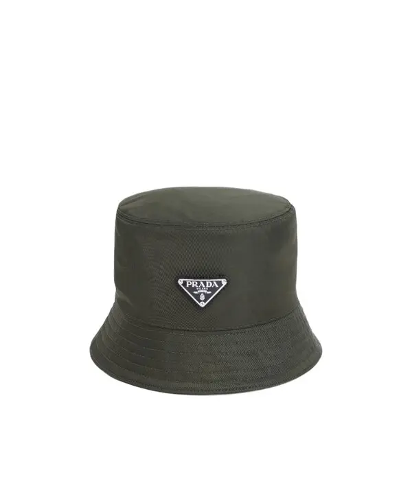 Prada Logo Plaque Bucket Hat