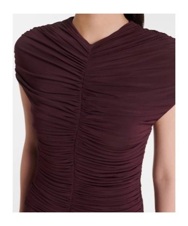 Tove Avita Ruched Jersey Maxi Dress