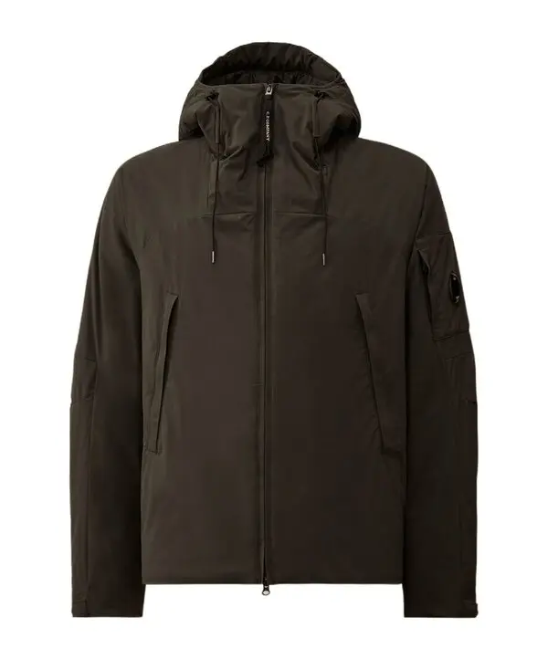 C.P. COMPANY Long Sleeve Hooded Cotton Coat