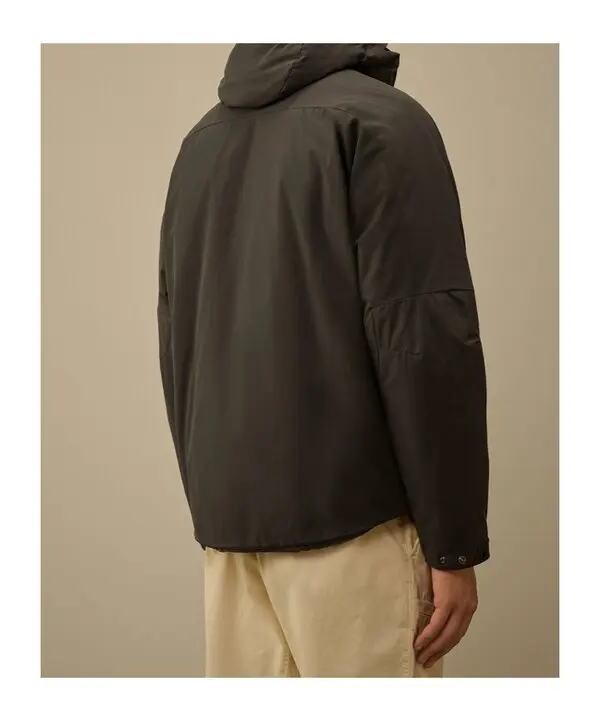 C.P. COMPANY Long Sleeve Hooded Cotton Coat