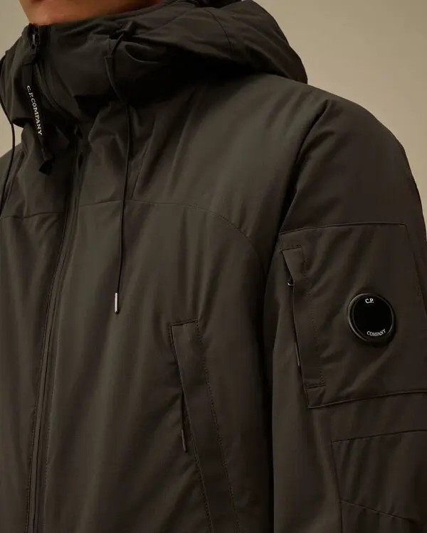 C.P. COMPANY Long Sleeve Hooded Cotton Coat