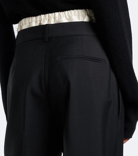 RÓHE Wool And Mohair Wide-leg Pants