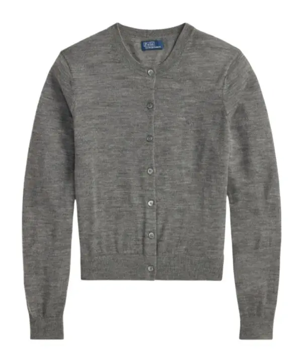 Polo Ralph Lauren Button-up Wool Cardigan - Grey