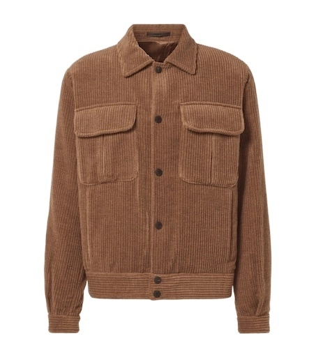 Giorgio Armani Wool And Cashmere Velvet Blouson