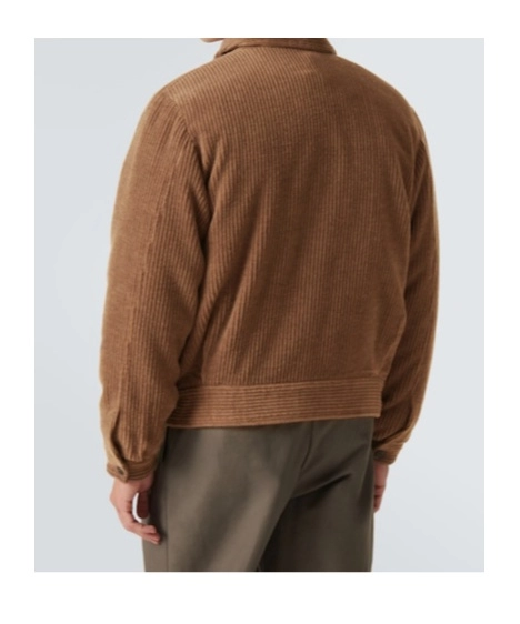 Giorgio Armani Wool And Cashmere Velvet Blouson