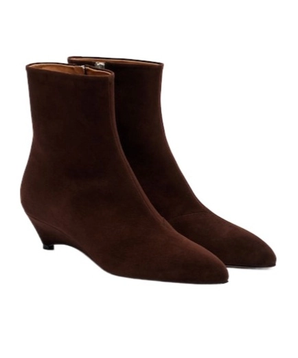 JIL SANDER Suede Ankle Boots