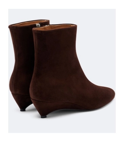 JIL SANDER Suede Ankle Boots