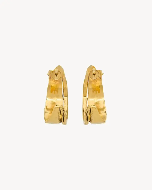 Saint Laurent Small Cassandre Earrings