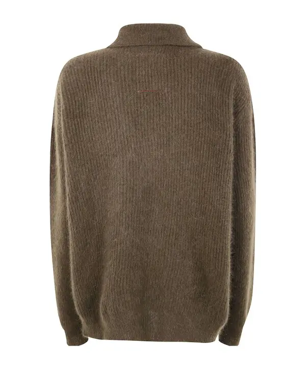 UMA WANG Long-sleeved Lapel Sweater