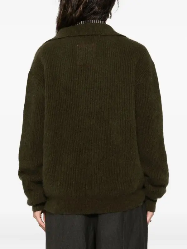 UMA WANG Long-sleeved Lapel Sweater