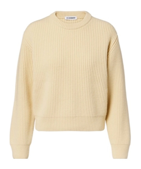 JIL SANDER Ribbed-knit Wool Sweater