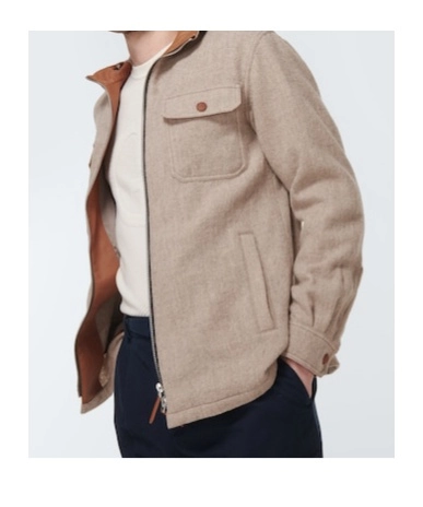 Giorgio Armani Hooded Virgin Wool Blouson