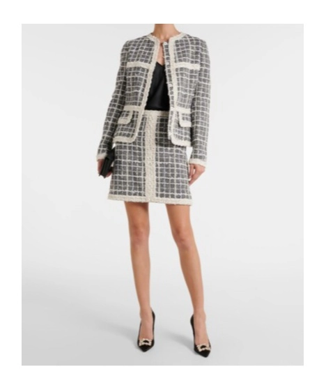 Giambattista Valli Wool-blend Bouclé Jacket