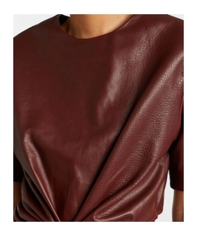 Magda Butrym Cropped Leather Top