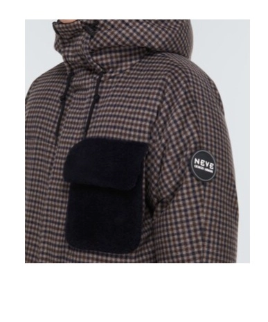 Giorgio Armani Checked Cashmere Down Jacket