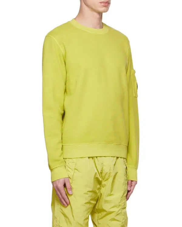 C.P. COMPANY Emerized Diagonal Fleece Sweatshirt