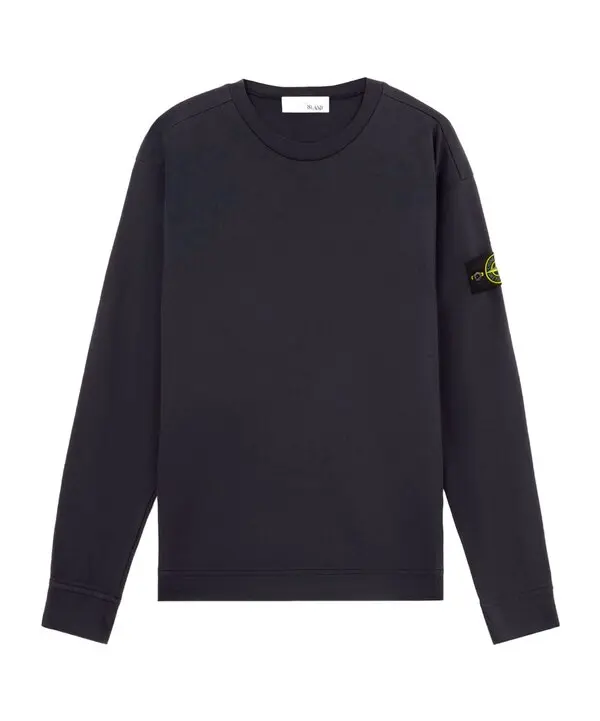 Stone Island Logo Patch Crewneck Sweatshirt