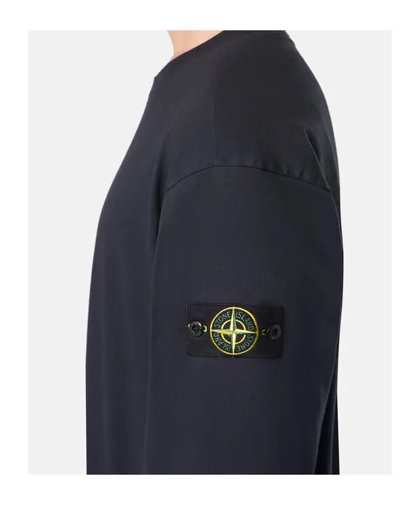 Stone Island Logo Patch Crewneck Sweatshirt