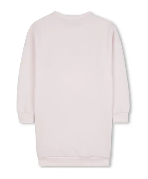 Karl Lagerfeld Long-sleeved Round Neck Graphic Dress