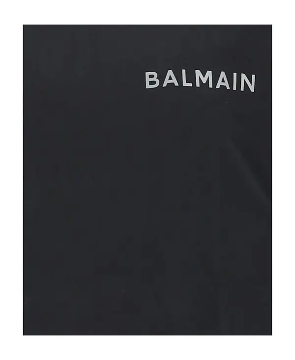 Balmain Oversized Cotton T-shirt With Small Logo
