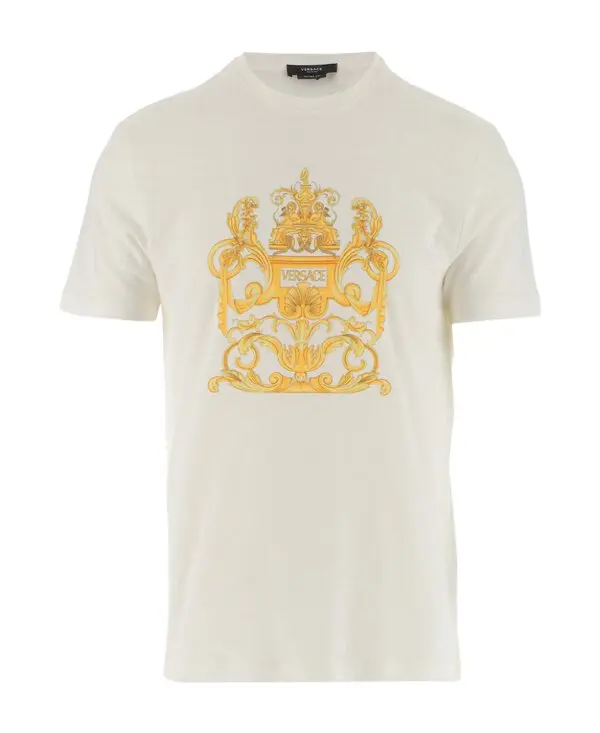 Versace Baroque-pattern Print T-shirt