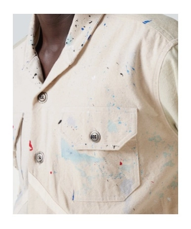 GREG LAUREN Button-down Casual Jacket