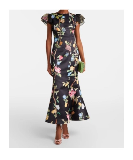 LEO Sofia Embellished Floral Maxi Dress
