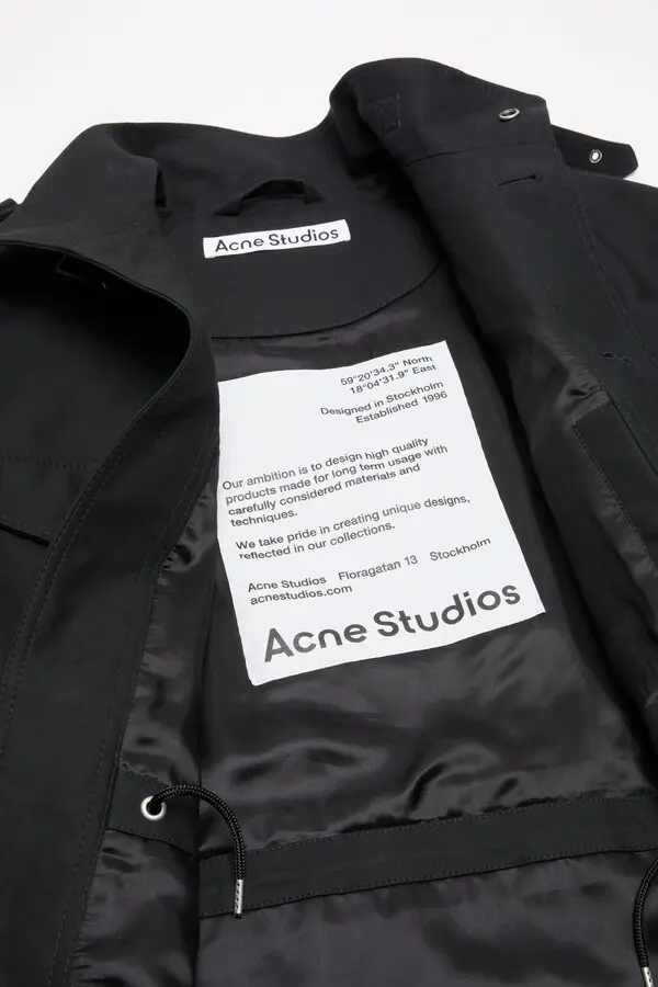 Acne Studios Cotton Satin Blouson Jacket