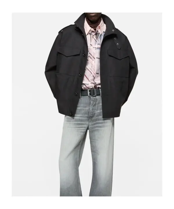 Acne Studios Cotton Satin Blouson Jacket