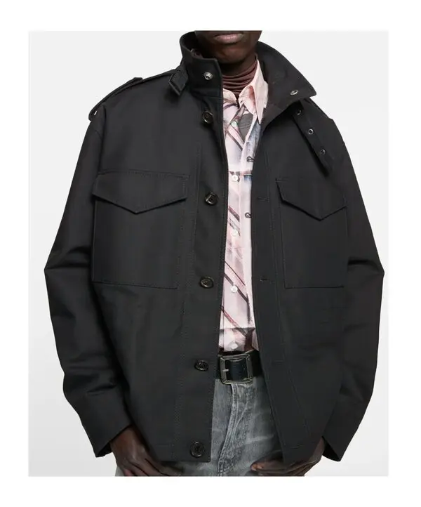 Acne Studios Cotton Satin Blouson Jacket