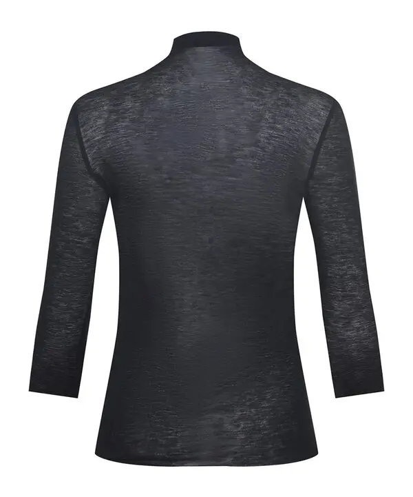 ALYSI Long Sleeve Fine-knit Top