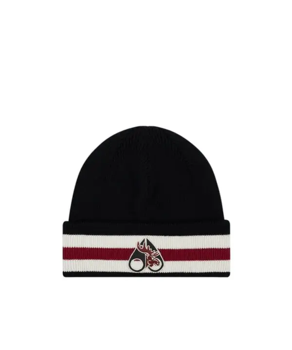 Moose Knuckles Nhl X Beanie - Black / Lacquer Tree Grey / Bone
