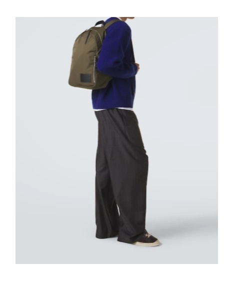 JIL SANDER Leather-trimmed Backpack