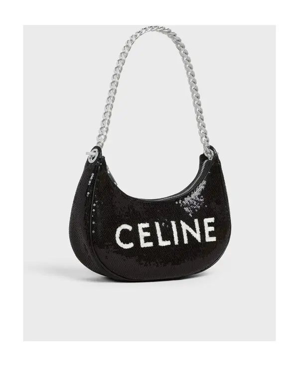 Celine Sequined Shoulder Bag