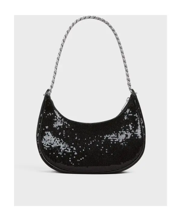 Celine Sequined Shoulder Bag