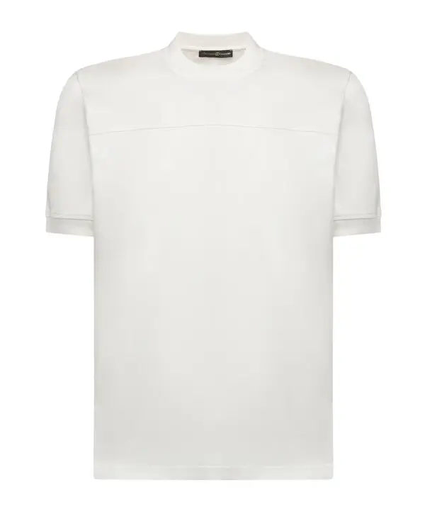 GIULIANO GALIANO Crew Neck T-shirt - White