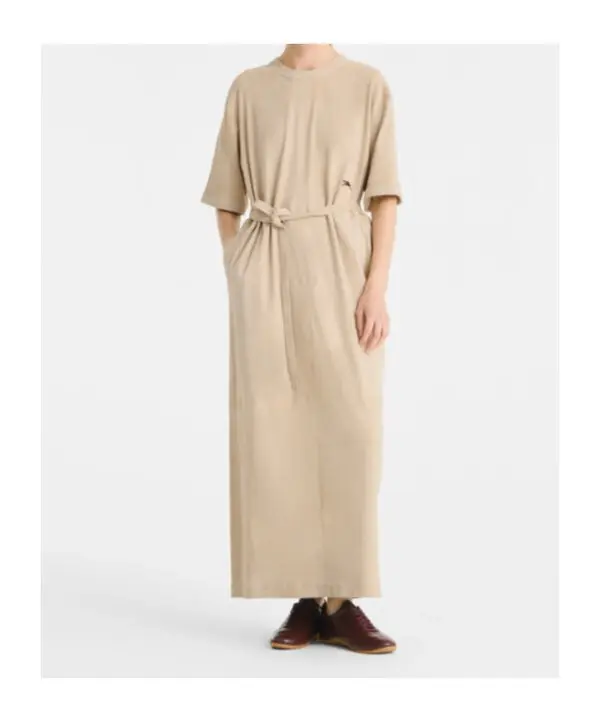 Longchamp Leather Long Dress