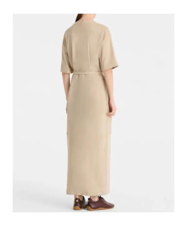 Longchamp Leather Long Dress