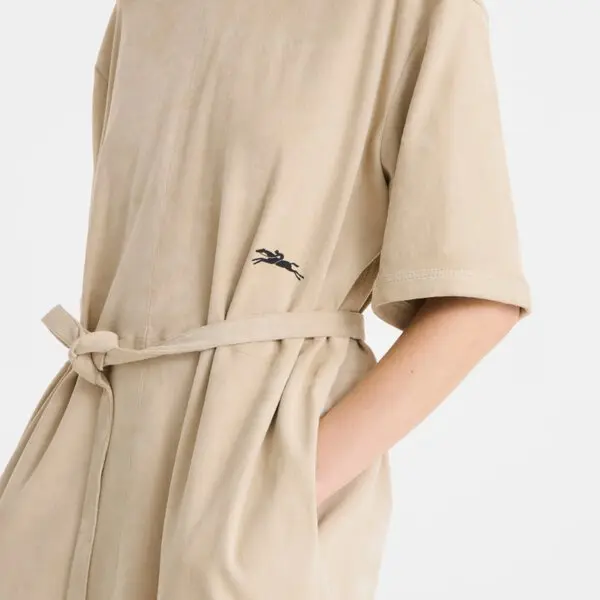 Longchamp Leather Long Dress