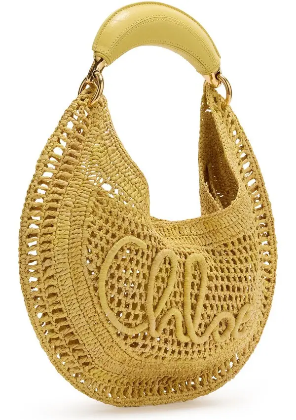 Chloé Raffia Crocheted Handbag