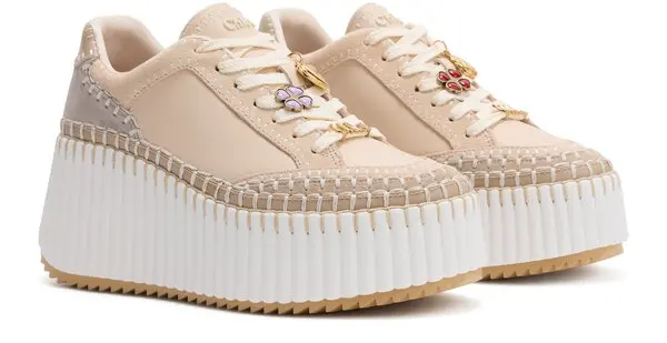 Chloé Color-block Flatform Sneakers
