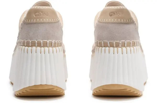 Chloé Color-block Flatform Sneakers