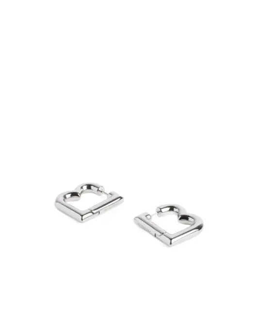 Balenciaga B Xs Earrings In Shiny